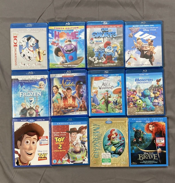 12 BLU RAY DVDs for Children. 10 Disney, 2 Other. Kid's Lot £34.76 - PicClick UK