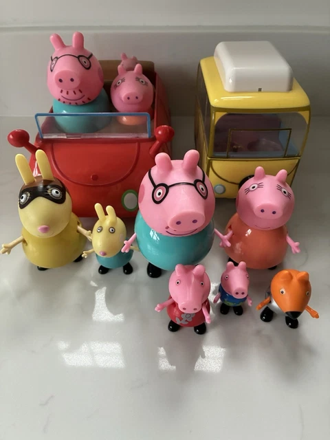 PEPPA PIG BUNDLE Car Campervan Figures £16.15 - PicClick UK