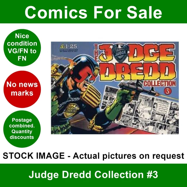 JUDGE DREDD COLLECTION #3 comic - VG/FN clean - 01 August 1987 EUR 7,22 ...