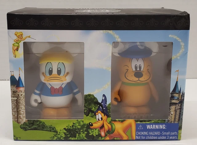 DISNEY PARKS STORYBOOK Series Pluto and Donald Duck Vinylmation 3 ...
