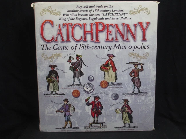 CATCH PENNY THE Game of 18th Century Mon-o-polies £15.93 - PicClick UK