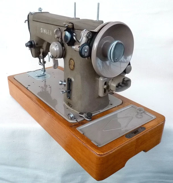 SINGER 306K SEMI Industrial Heavy Duty Sewing Machine + Accessories ...