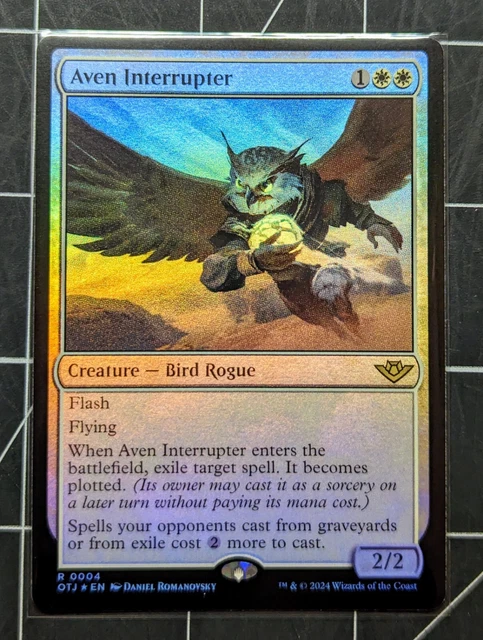 MTG / AVEN Interrupter / OTJ / #0004 / FOIL / Rare / Neuf avec joint ...