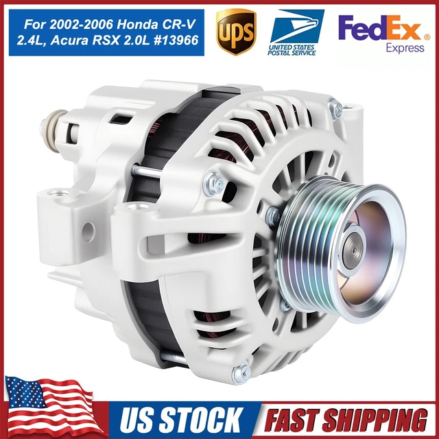 ALTERNATOR FOR HONDA CR-V 2.4L / Acura RSX 2.0L 2002 2003 2004 2005 2006 13966 $98.24 - PicClick CA