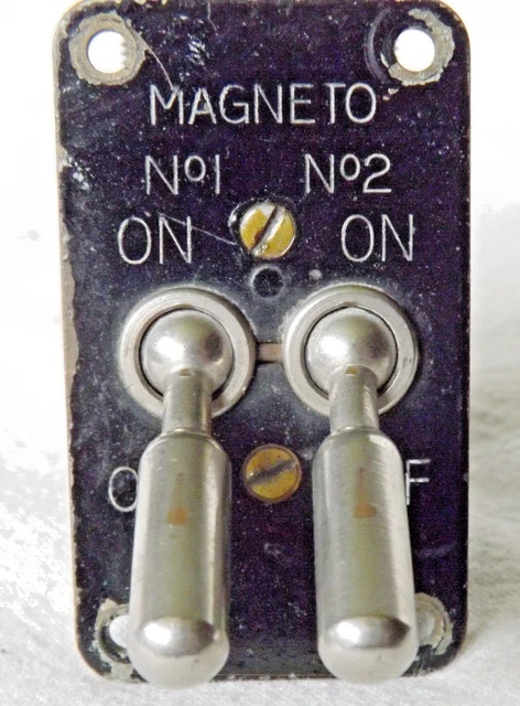 WW2 RAF AIRCRAFT Magneto Switch Type D Long Toggle 5C/1540 £165.00 ...