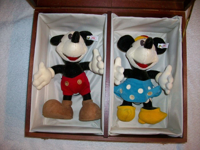 STEIFF MICKEY MOUSE UND MINNIE MOUSE DIESNEY MICKEY MOUSE Steiff Mickey ...