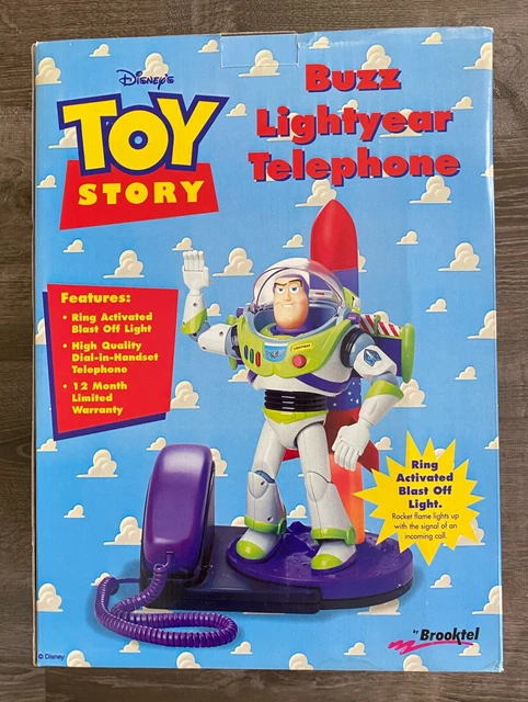 DISNEY / BROOKTEL - Toy Story - Buzz Lightyear Telephone - 1995 - Mib🔥 ...