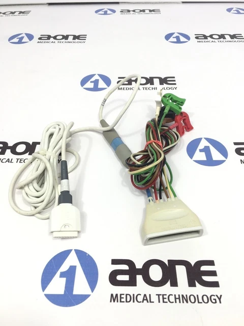 PHILIPS ECG 5 Lead Ecg Grabeur Avec Spo2 Pour Mx40 Avec Câble Masimo ...