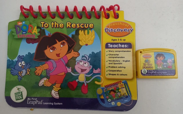 LEAP FROG, LEAPPAD - Dora the Explorer To The Rescue - Book & Cartidge ...