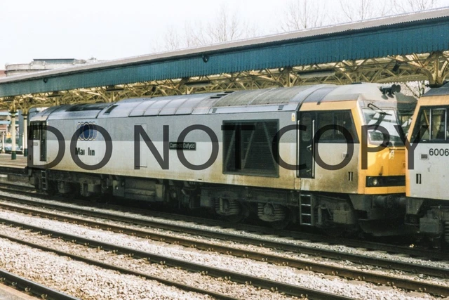 UK DIESEL TRAIN Railway Photograph Of Class 60 60009 Loco. Rm60-50 £1. ...