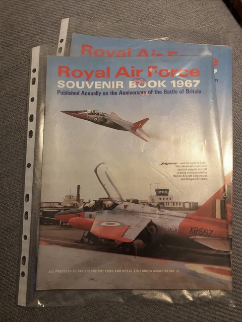 1961 ROYAL AIR Force Souvenir Book St Athan "At Home" with Air Display ...