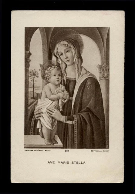 SANTINO-HOLY CARD AVE MARIS STELLA EUR 3,50 - PicClick FR
