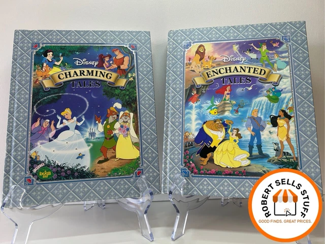 DISNEY ENCHANTED & Charming Tales Hardcover Illustrated Book Set (2005 ...