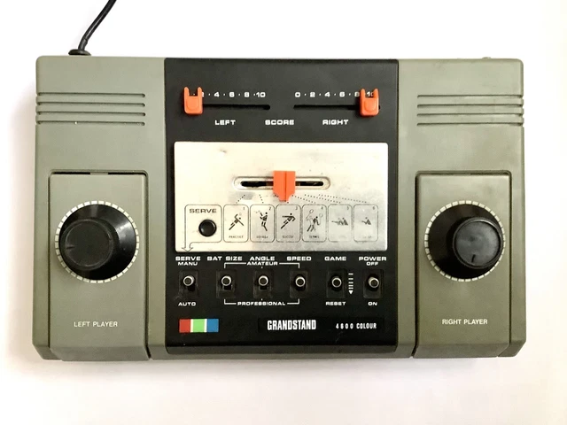 VINTAGE GRANDSTAND MODEL 4600 Video Sports Centre Computer Console Pong ...