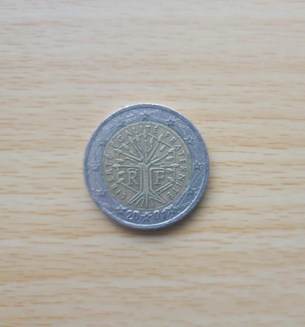 EXTREMELY RARE 2001 Tree Of Life| 2 EURO Coin France-Misprinting ERROR ...
