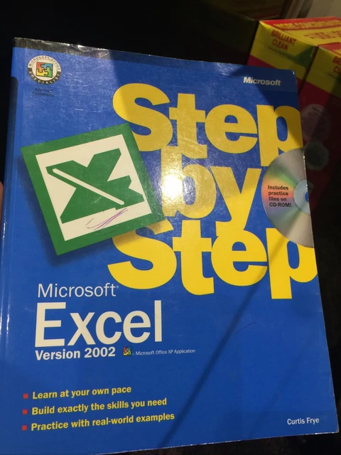 CURTIS FRYE, MICROSOFT® Excel Version 2002 Step by Step (Step by EUR 1,40 - PicClick FR