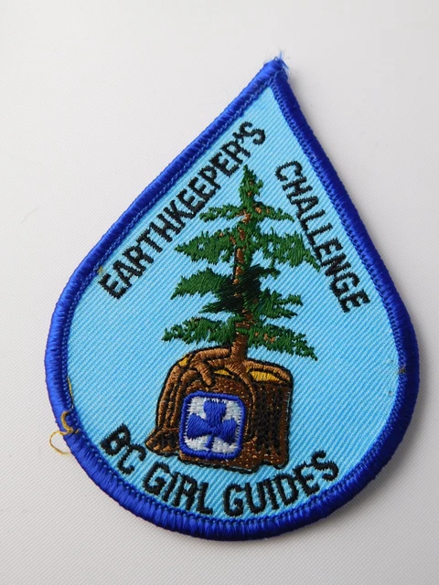 GIRL GUIDES SCOUTS Canada Patch Earth Keepers Challenge Bc Badge ...