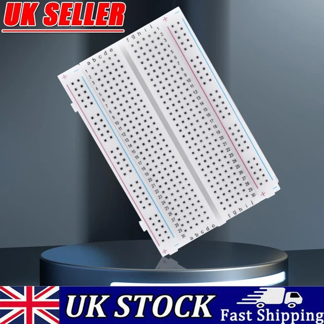 400 TIE POINTS Solderless PCB Breadboard Spliceable Circuit DIY Kit £4. ...