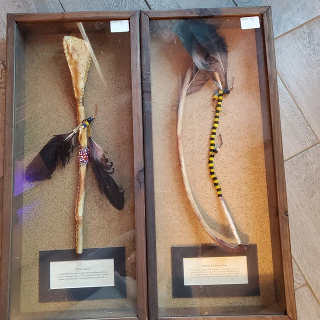 MUSEUM QUALITY: NATIVE American Ceremonial Dance Artifacts in Display ...