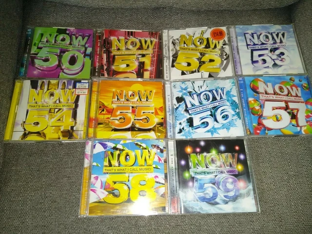 NOW THAT'S WHAT I Call Music 50-59 Complete Collection Bundle X 10 ...