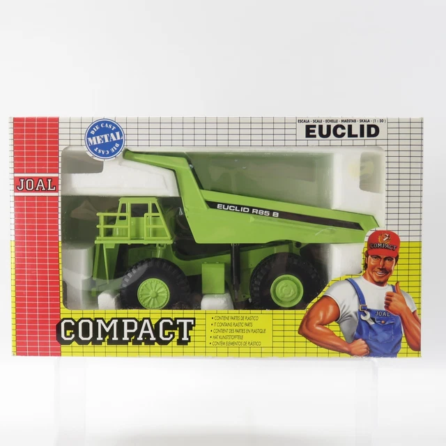 EUCLID R85B JOAL Compact 1:50 Scale Rigid Dump Truck Diecast Model 242 ...
