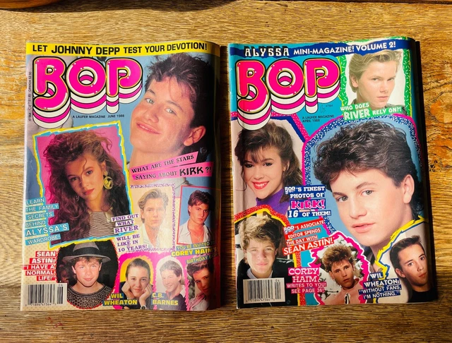 VINTAGE BOP TEEN Magazines Lot of 14 - 1985-1988 $20.00 - PicClick