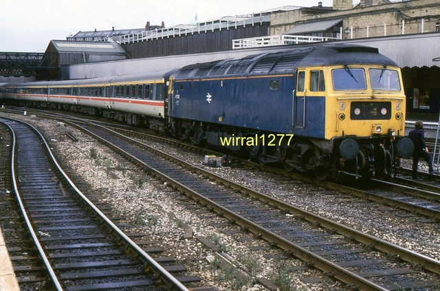 ORIGINAL RAILWAY SLIDE Class 47 47520 at Manchester Victoria , IC ...