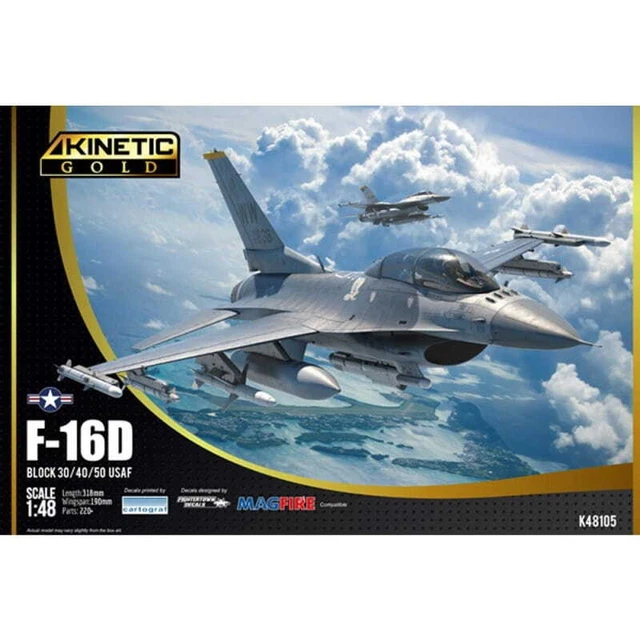 KINETIC 48105 F-16D Block 30/40/50 USAF EUR 63,76 - PicClick FR