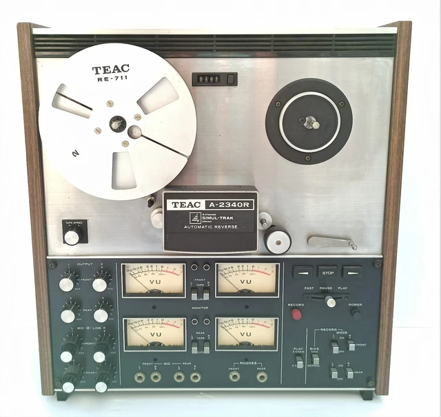 TEAC A-2340R REGISTRATORE a nastro bobine simul trak a 4 canali vintage ...