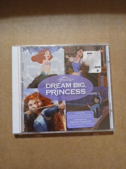 DISNEY PRINCESS: DREAM Big Princess CD 2016 Soundtrack Songs Walt ...