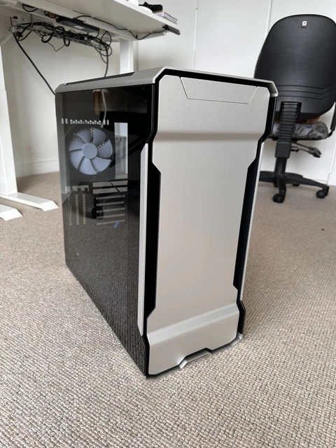 PHANTEKS ENTHOO EVOLVE x pc case silver atx with rgb fan lights ...