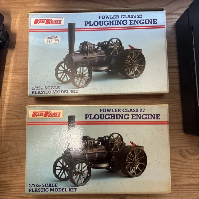 KIEL KRAFT FOWLER Class Z7 Ploughing Engine 1/72nd Scale Model Kit K304 ...