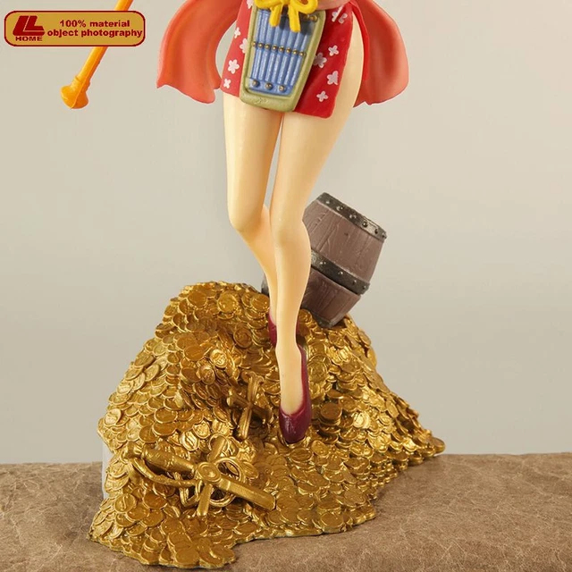 ANIME ONE PIECE Nami Treasure Discharge Wano Samurai PVC Figure Statue ...