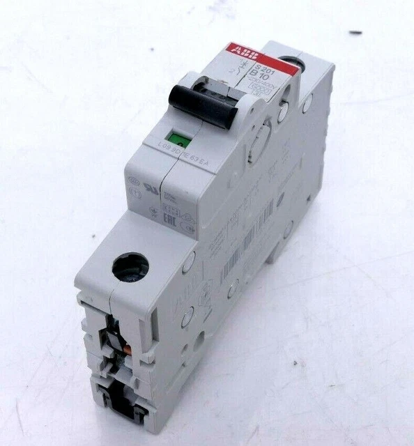 INTERRUPTEUR ABB S201-B10 LS B10/6kA fusible automatique interrupteur de protection de ligne 10A ...