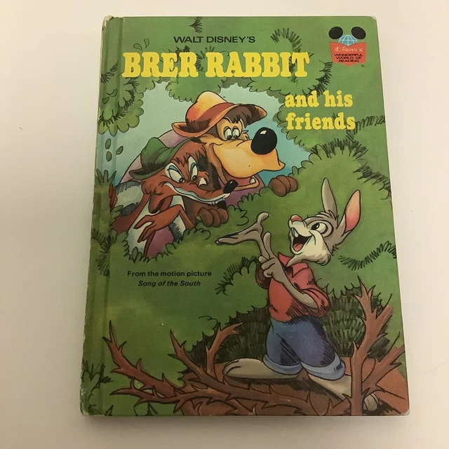 WALT DISNEY'S BRER Rabbit and His Friends HC 1973 Book From Song of the ...
