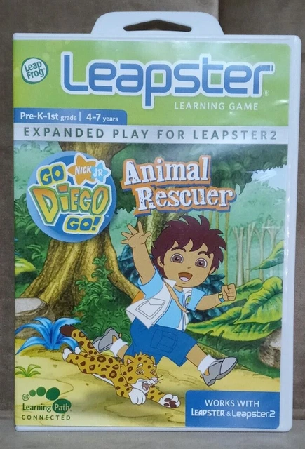 LEAPFROG LEAPSTER LEARNING Game Go Diego Go Animal Rescuer Extended ...