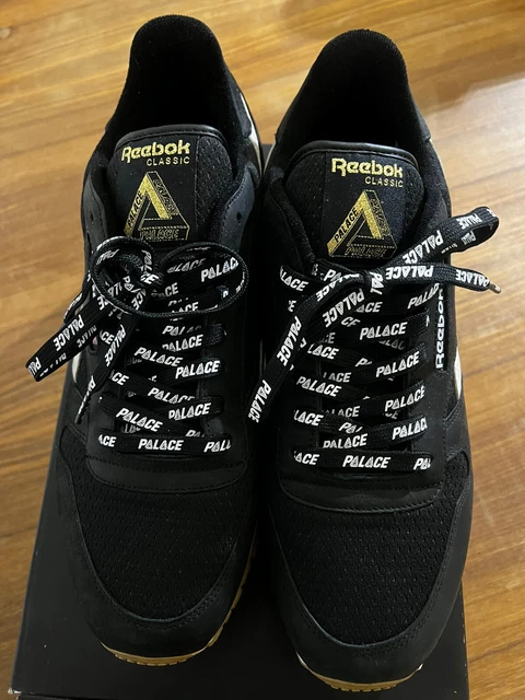 US 11.5 PALACE x REEBOK CLASSIC LEATHER R12 2013 V53510 Black White ...