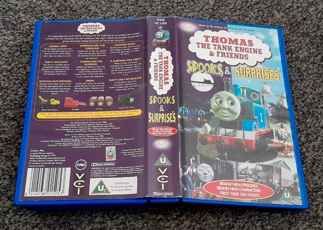 THOMAS THE TANK Engine & Friends Spooks & Surprises Vhs Video Kids ...
