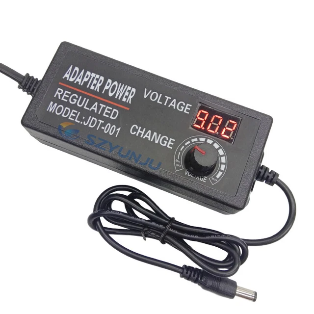UNIVERSAL AC/DC 3V 5V 9V 12V 2A 5A 22V 24V Adjustable Led Supply Power Adapter £26.21 - PicClick UK