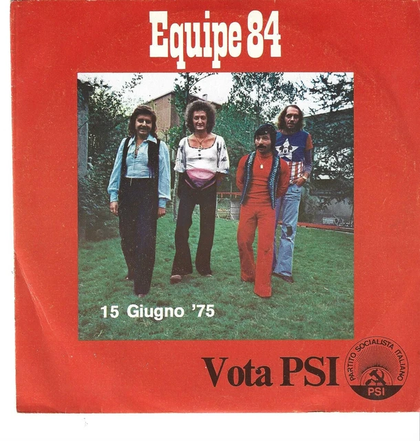 PARTITO SOCIALISTA ITALIANO Equipe 84 Enrico Montesano Disco Propaganda ...