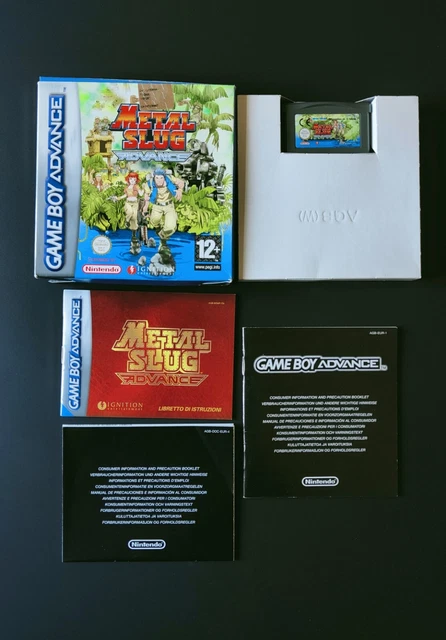 METAL SLUG ADVANCE ITA Originale Nintendo Game Boy Advance EUR 99,90 ...