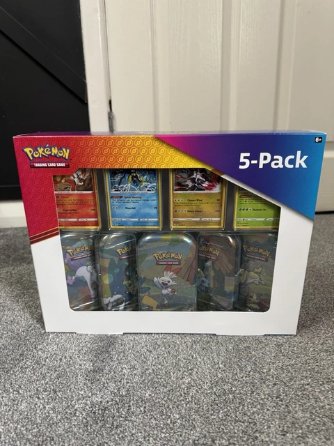 COSTCO POKEMON 5 Pack Galar Pals Mini Tins (Evolving Skies and ...