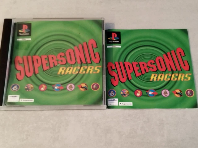 SUPER SONIC SUPERSONIC Racers Sony Ps1 Playstation 1 Slim Ps2 Ps3 EUR ...