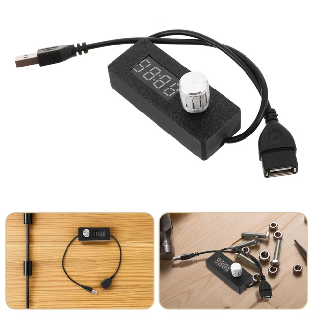 TIMER POWER PLUG Usb Extension Cable Fish Tank Controller LED Lights ...