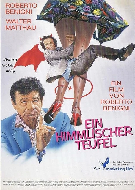 EIN HIMMLISCHER TEUFEL VHS Video mit Roberto Benigni und Walter Matthau ...