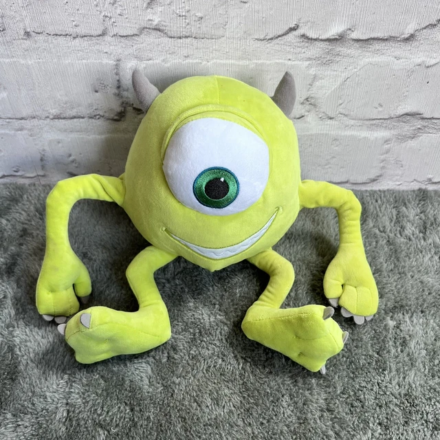 DISNEY STORE PIXAR Monsters Inc Mike Wazowski Plush Soft Toy Teddy ...
