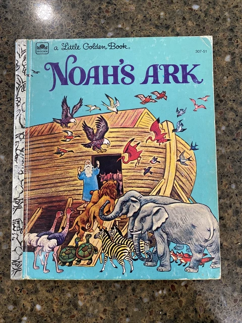 VINTAGE 1978 A Little Golden Book Noah's Ark # 109 Childrens Golden ...