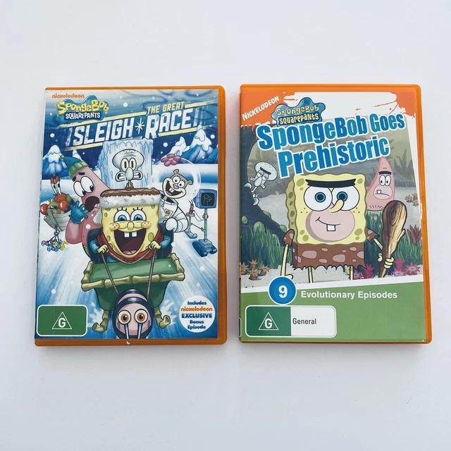 SPONGEBOB DVD BUNDLE Nickelodeon Kids Animated TV Show Bundle Region 4 ...