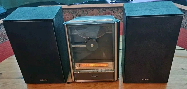 SONY CMT-EX100 CD AM/FM Ricevitore disco stereo - 2 x altoparlanti Sony ...