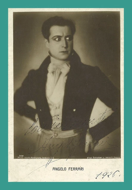 ANGELO FERRARI | Schauspieler | Original-Autogramm auf Starpostkarte ...